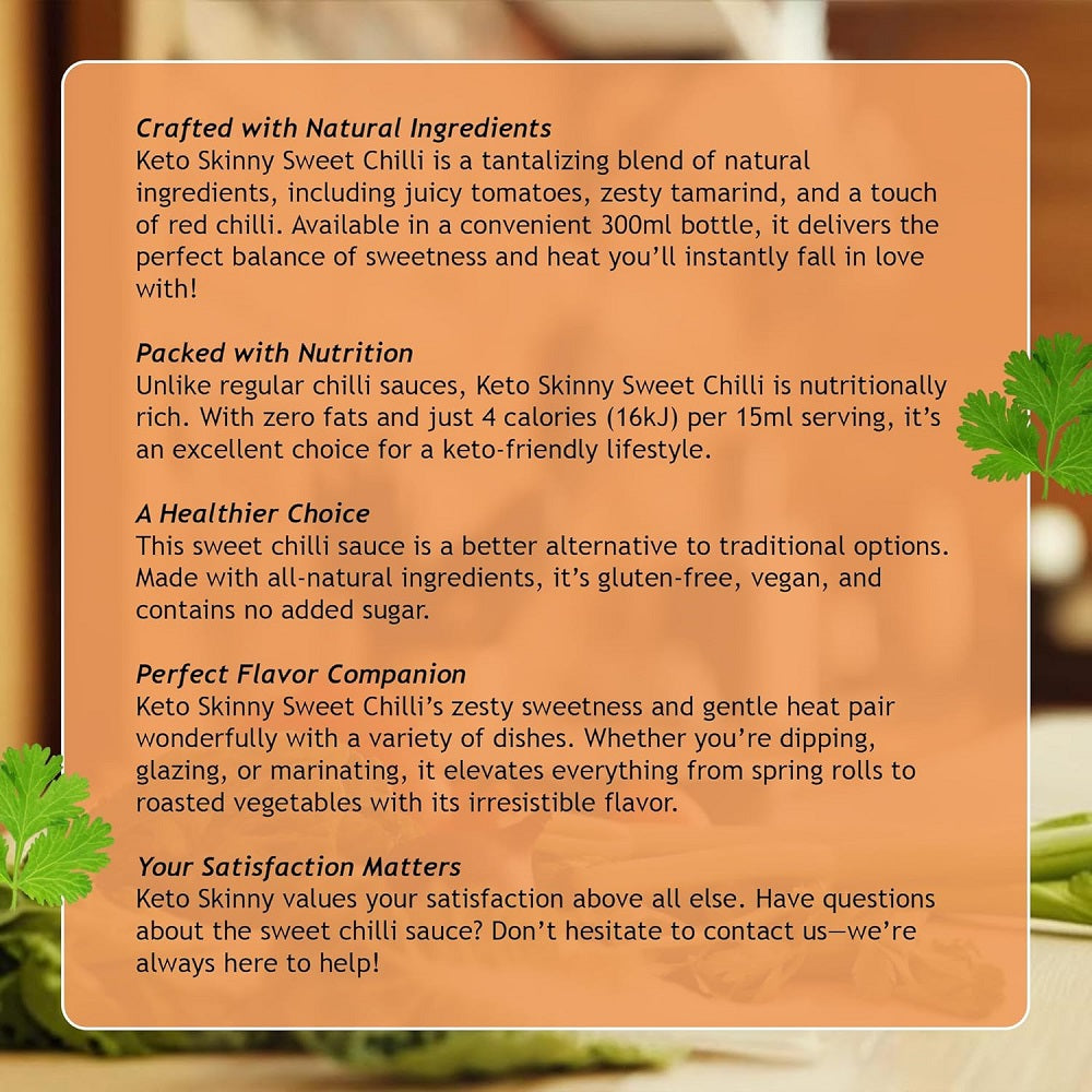 صوص تشيلي حلو كيتو 300 مل – كيتو سكيني | UK2GULF.com – UK 2 Gulf