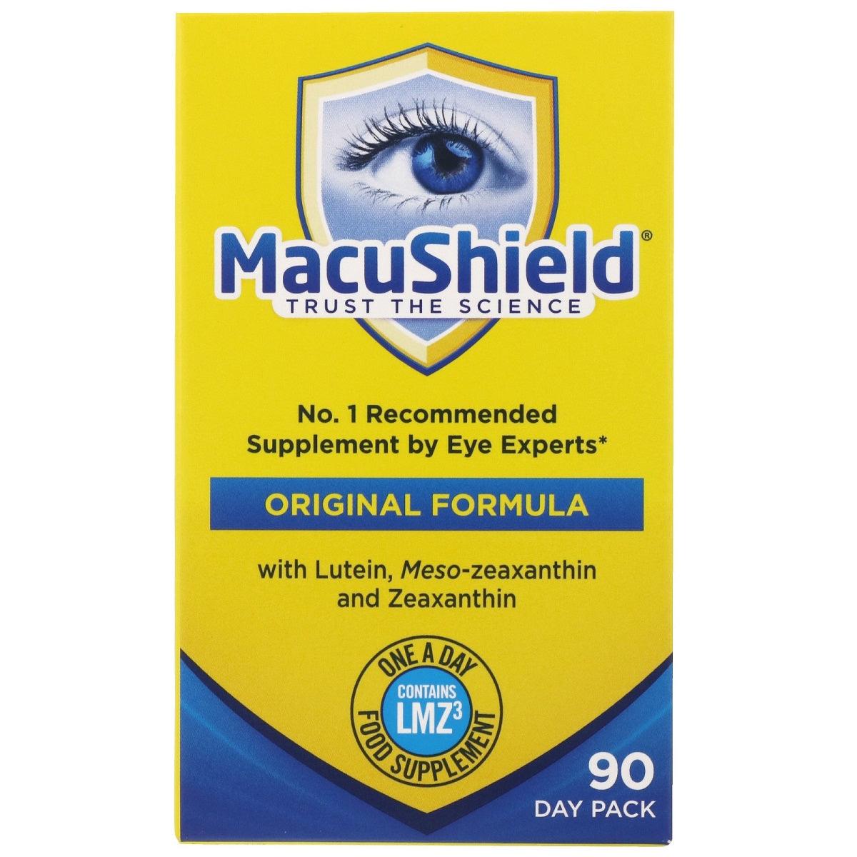 MacuShield 90 Capsules Natural Carotenoids | UK2GULF.COM – UK 2 Gulf